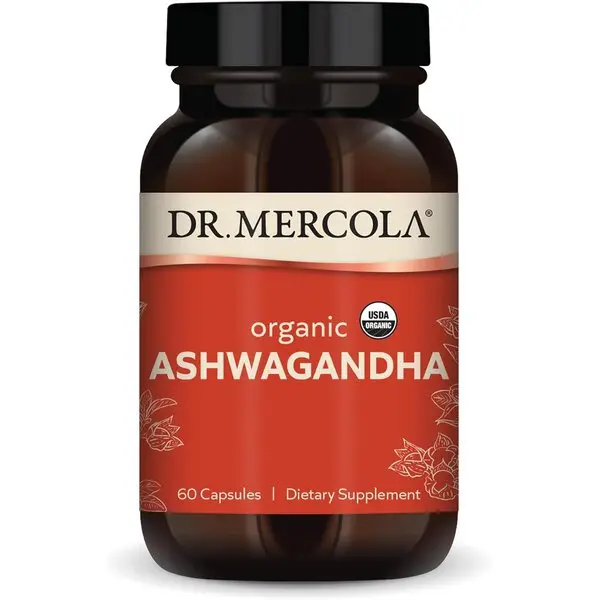 DR. MERCOLA Organic Ashwagandha 60 Capsules - One-color