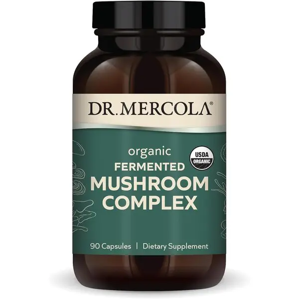 DR. MERCOLA Fermented Mushroom Complex 90 Capsules - One-color