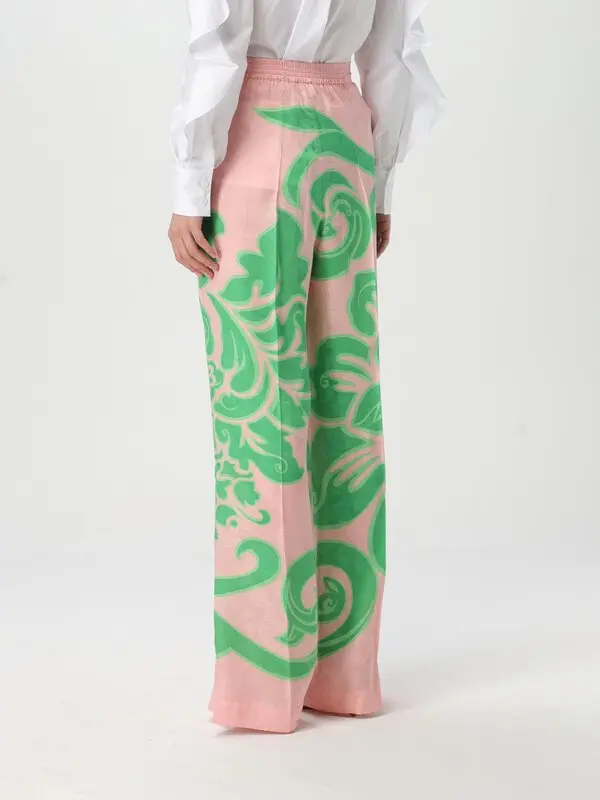 Etro Printed Wide-leg Trousers - Pink