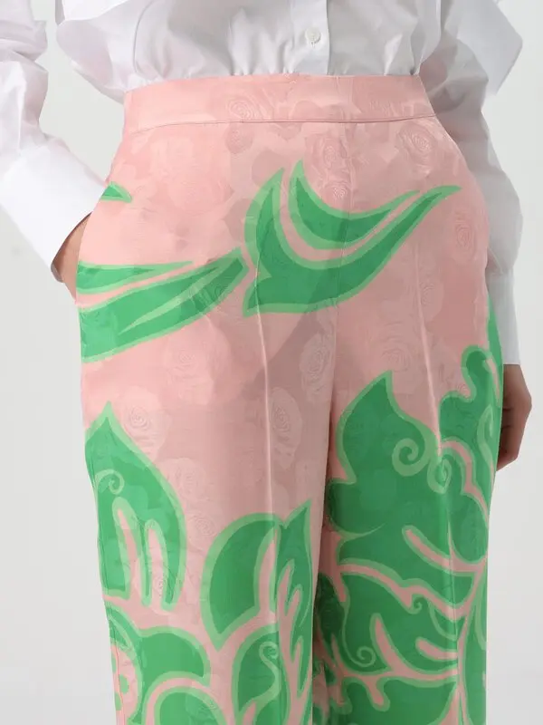 Etro Printed Wide-leg Trousers - Pink