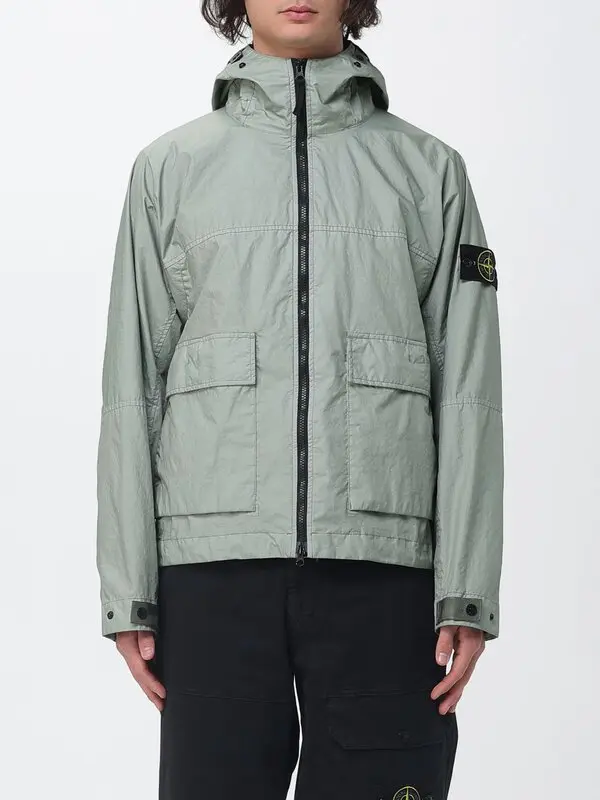 Stone Island Lightweight Zip-up Jacket - Green