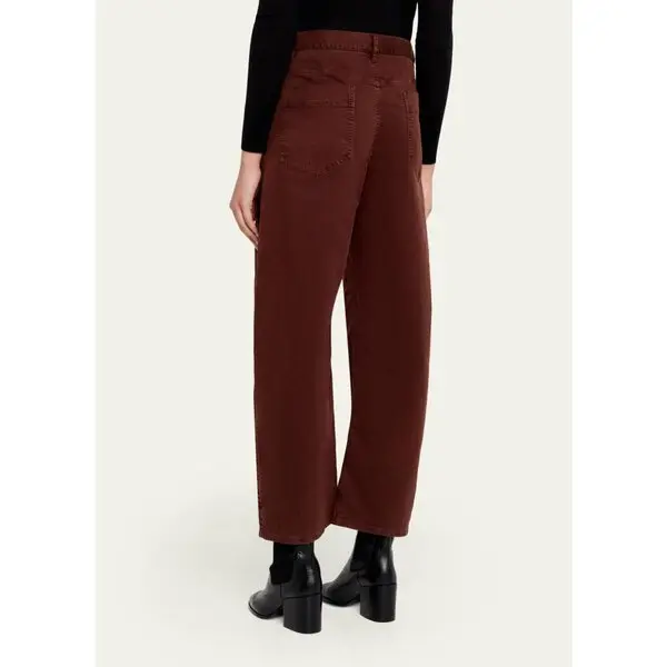 NILI LOTAN Tribeca Straight Leg Pants - Cabernet