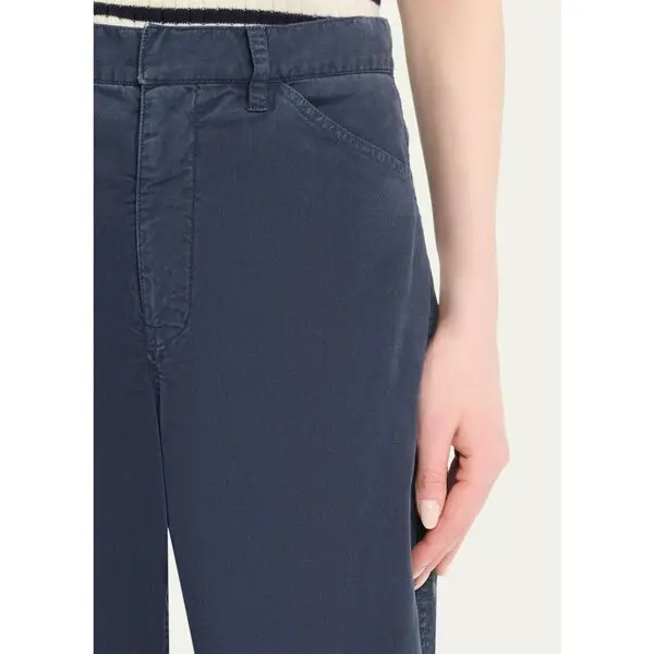 NILI LOTAN Tribeca Straight Leg Pants - Cabernet
