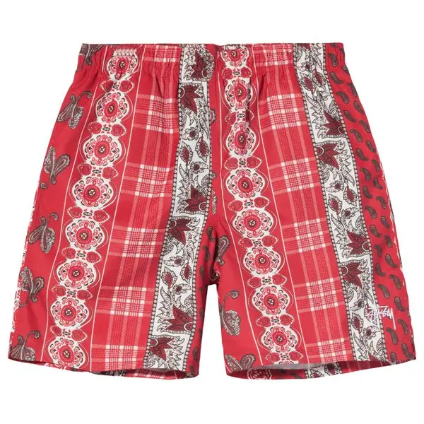 StÜssy Paisley Plaid Water Shorts