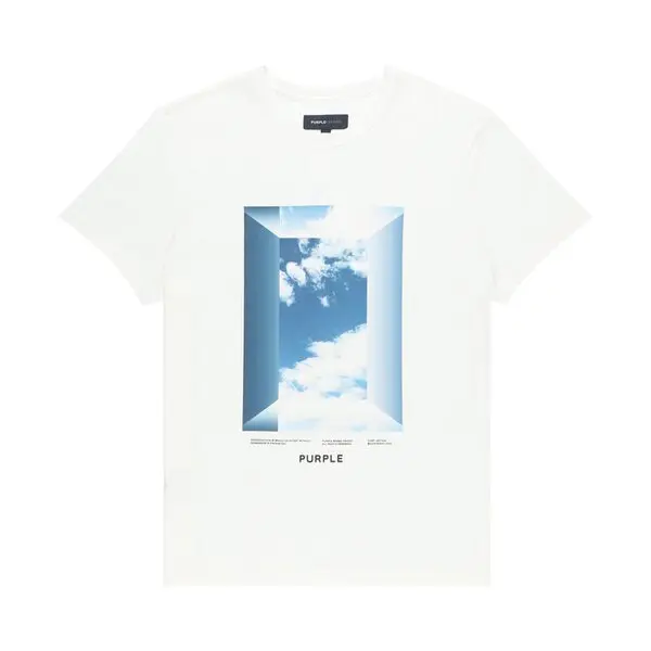 PURPLE BRAND Mercerized T-shirt - White