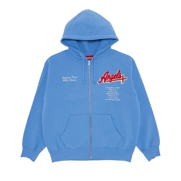 Supreme Salvation Zip Up Hooded Sweatshirt