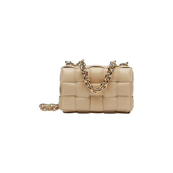 Bottega Veneta Chain Cassette Bag - Tan
