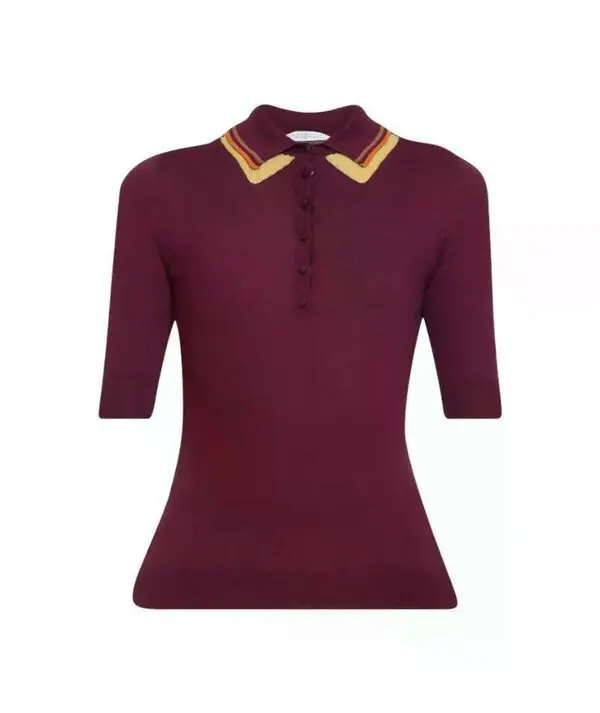 Gabriela Hearst - Gabriela Hearst Wendelyn Cashmere-Silk Polo Top