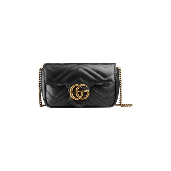 Gucci Marmont Shoulder Bag - Black