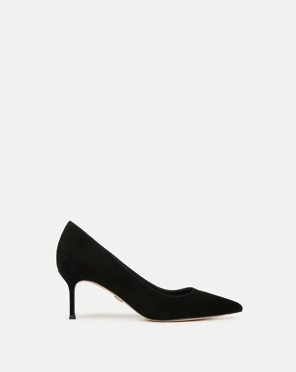 Veronica Beard Rita Suede Pumps - Black