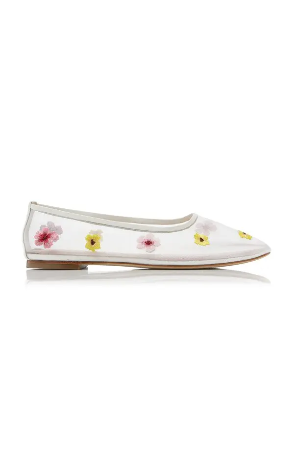 Staud Alba Ballet Flats - Multi