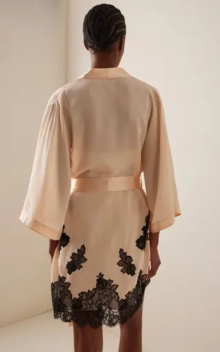 FLEUR DU MAL Lace Applique Robe