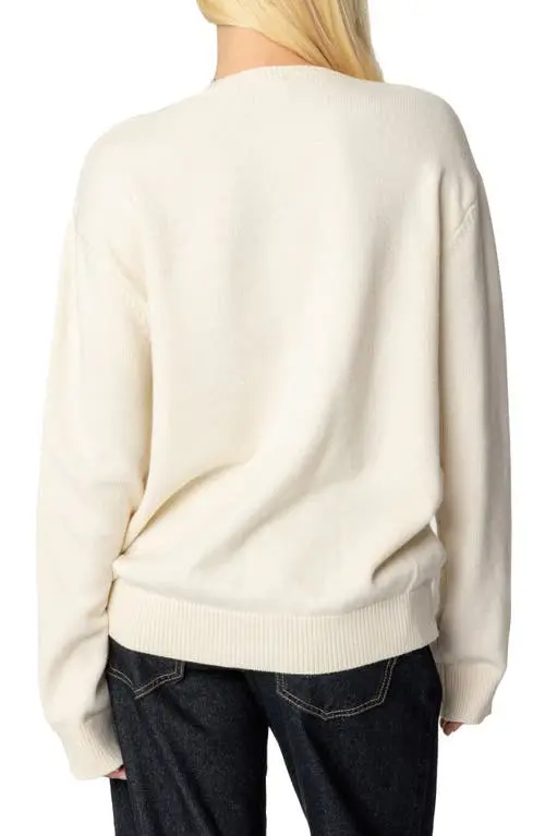 EDIKTED Motor Medley Graphic Crewneck Sweater