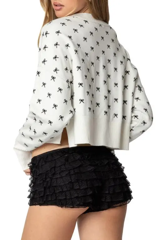 EDIKTED Mayelle Bow Sweater
