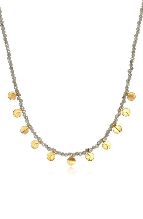 SATYA JEWELRY Mystical Moonlight Necklace - Gold
