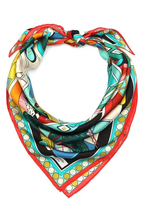 Kate Spade New York Townhouse Silk Square Scarf