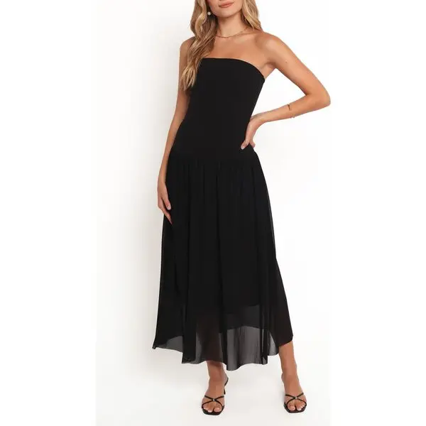 PETAL & PUP Caitie Strapless Sundress