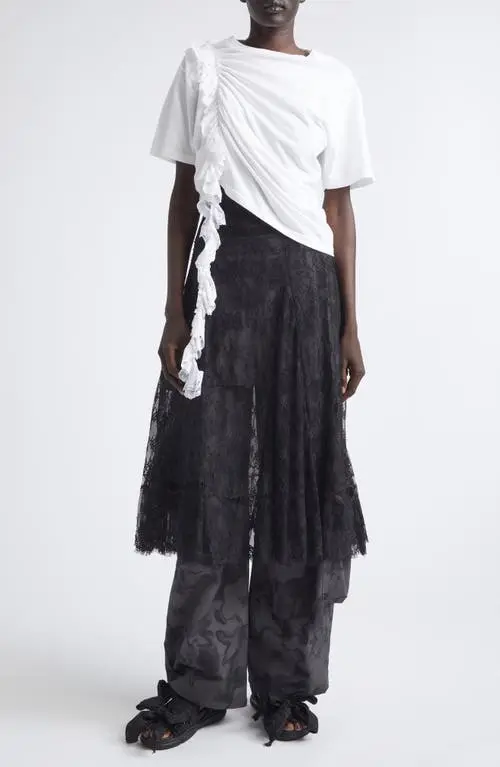 Collina Strada Pamela Sheer Lace Slipdress