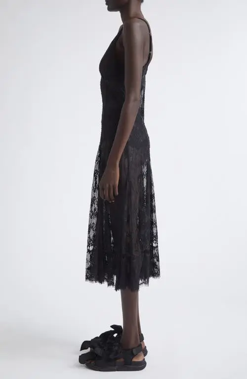 Collina Strada Pamela Sheer Lace Slipdress