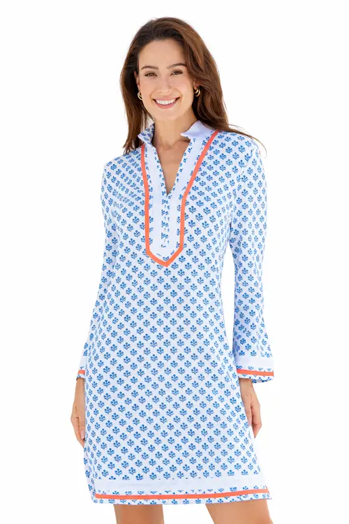 CABANA LIFE Pique Tunic Dress - Harbor