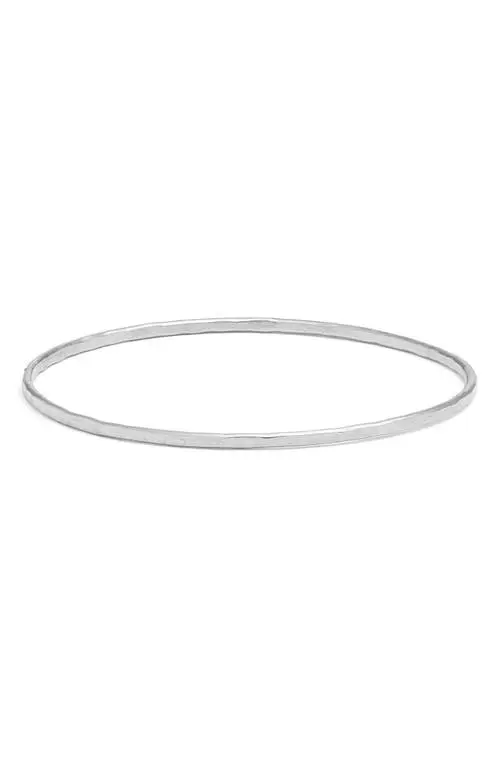 NASHELLE Signature Slim Bangle - Sterling Silver