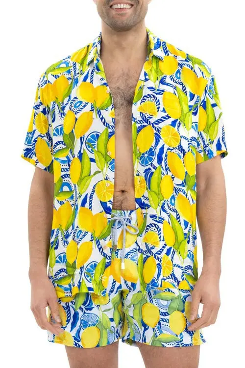 Kenny Flowers Printed Swim Trunks - White