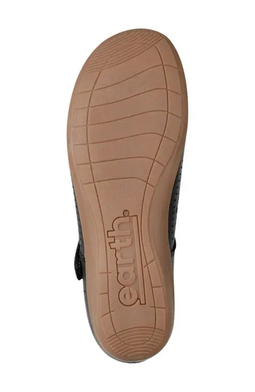 Earth Brady Mary Jane Flat - Black