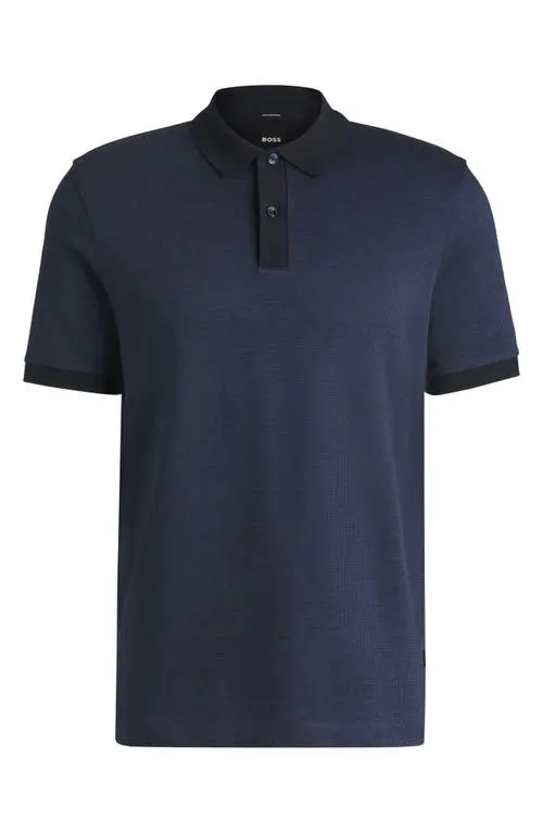 BOSS Parlay Cotton Piqué Polo