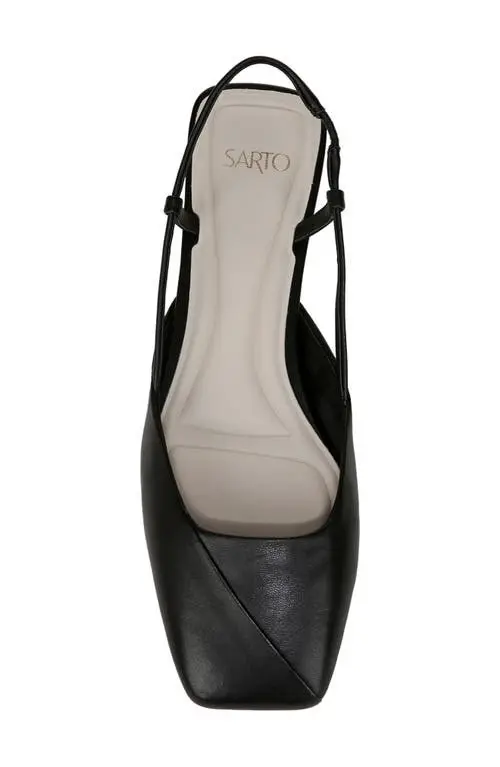 Franco Sarto Telica Slingback Flat - Black