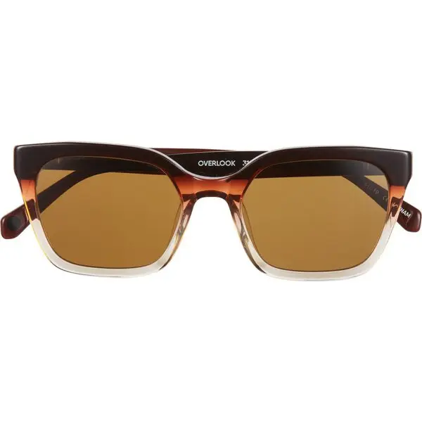 Eyebobs Overlook 50mm Polarized Cat Eye Sunglasses - Walnut/almond/brown