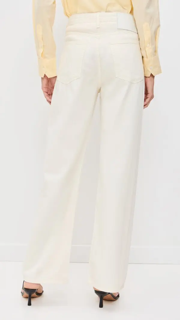 Rag & Bone Feather Weight Logan Jeans - Ecru