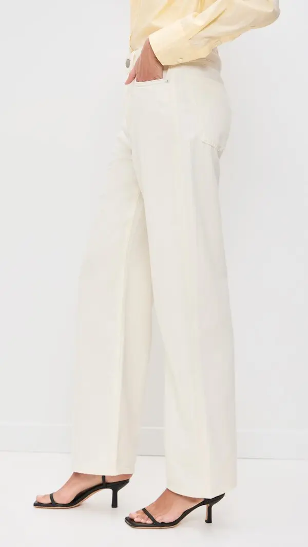 Rag & Bone Feather Weight Logan Jeans - Ecru