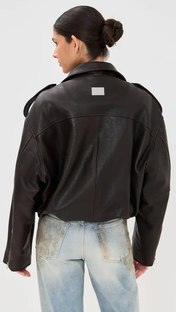 Acne Studios Leather Biker Jacket