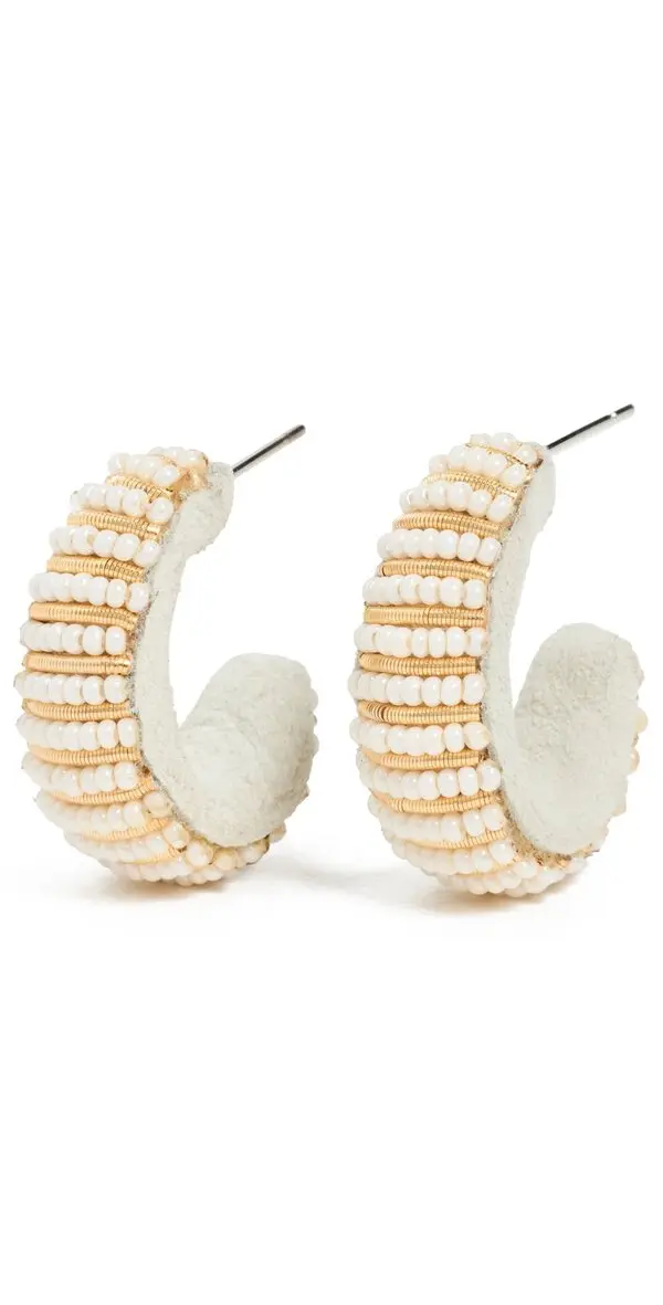 Deepa Gurnani Deepa Davon Earrings - Ivory