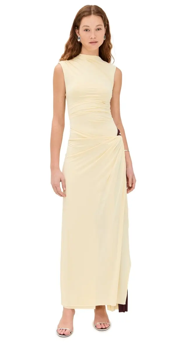 chinese dress ladies Around The World Front Twist Maxi Dress