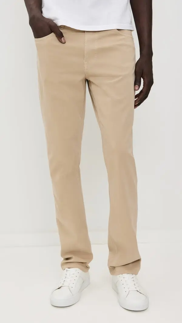FRAME Modern Straight Twill Jeans - Beige