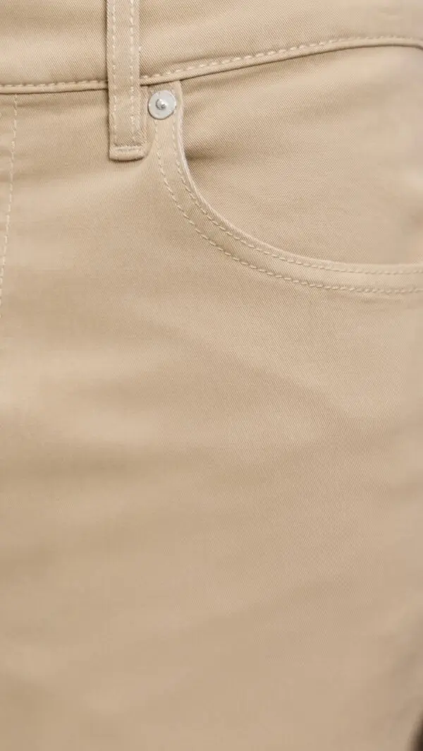 FRAME Modern Straight Twill Jeans - Beige