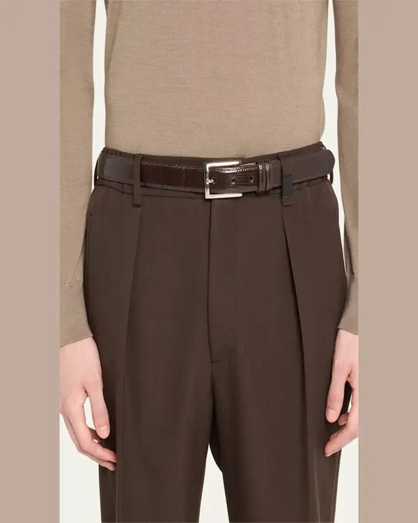W.KLEINBERG Lizard Leather Belt