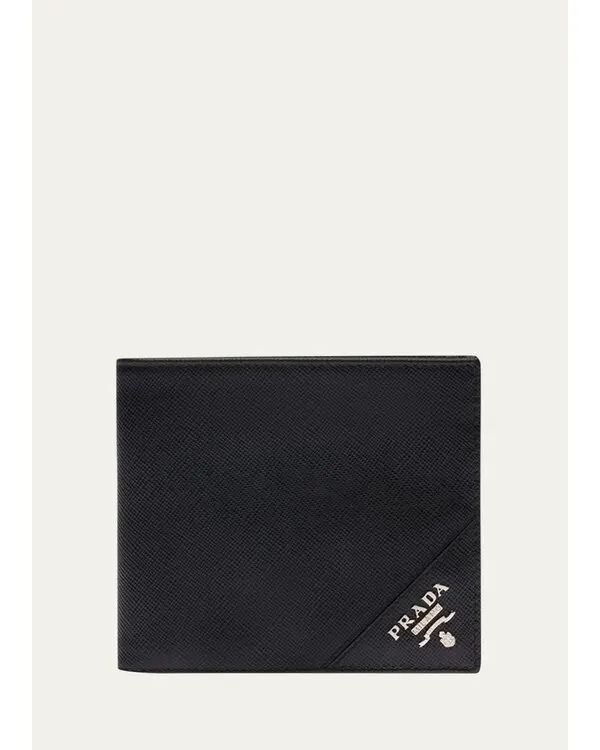 Prada Saffiano Leather Bi-fold Wallet