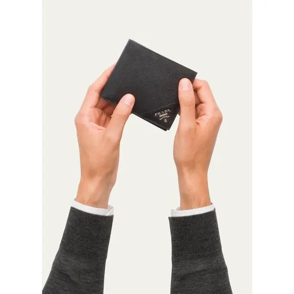 Prada Saffiano Leather Bi-fold Wallet