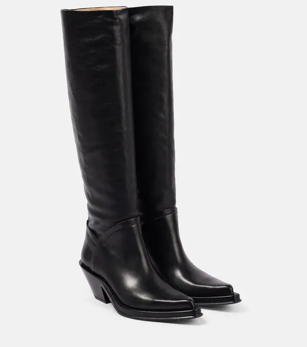 Gabriela Hearst Camero Leather Knee-high Boots - Black