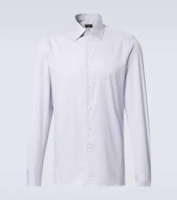 Zegna Striped Cotton Shirt - Multicoloured