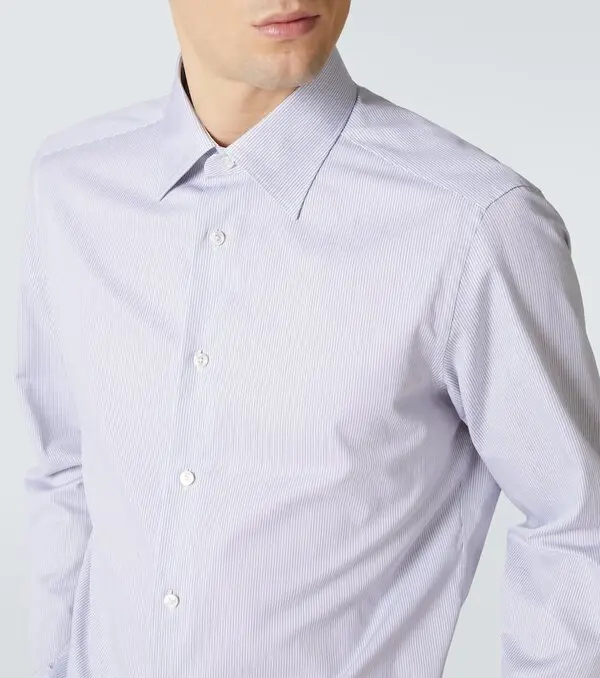 Zegna Striped Cotton Shirt - Multicoloured