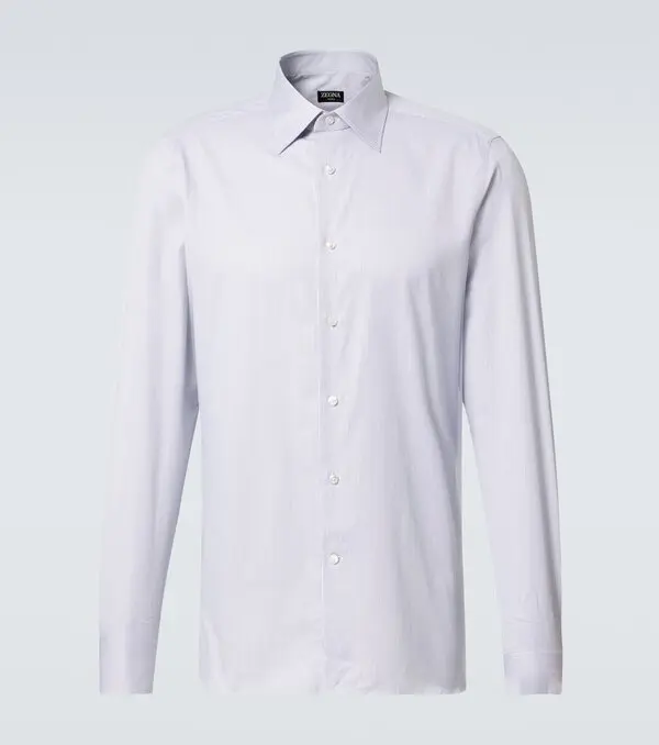 Zegna Striped Cotton Shirt - Multicoloured