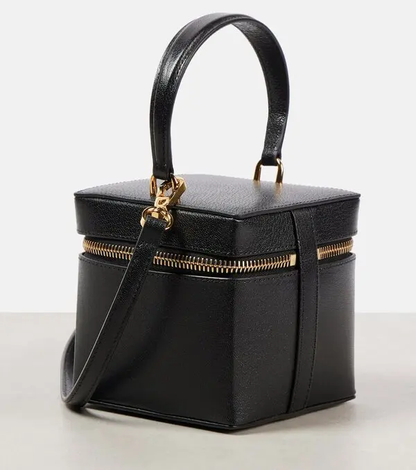 Alaïa Cube Leather Vanity Bag