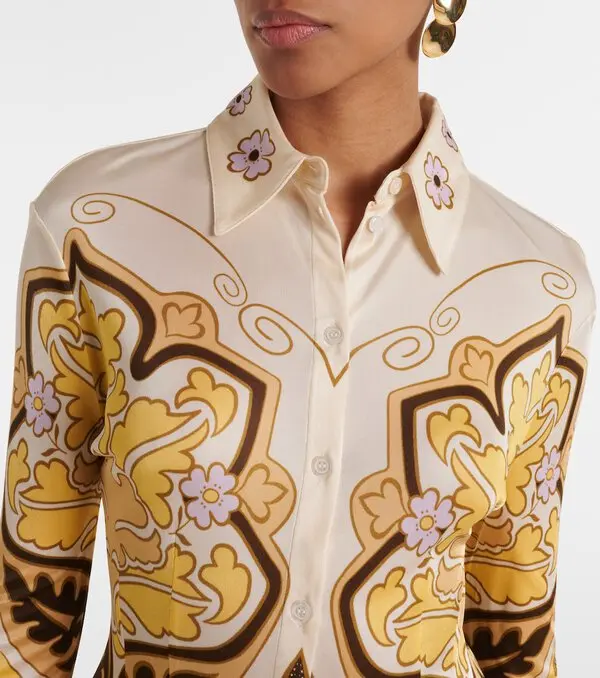 La DoubleJ Spells Placee Printed Shirt