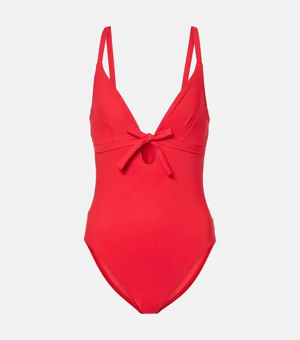 KARLA COLLETTO Lenora Ribbon One Piece Swimsuit - Red