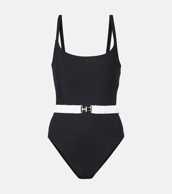 KARLA COLLETTO Kia Belted Swimsuit - Black