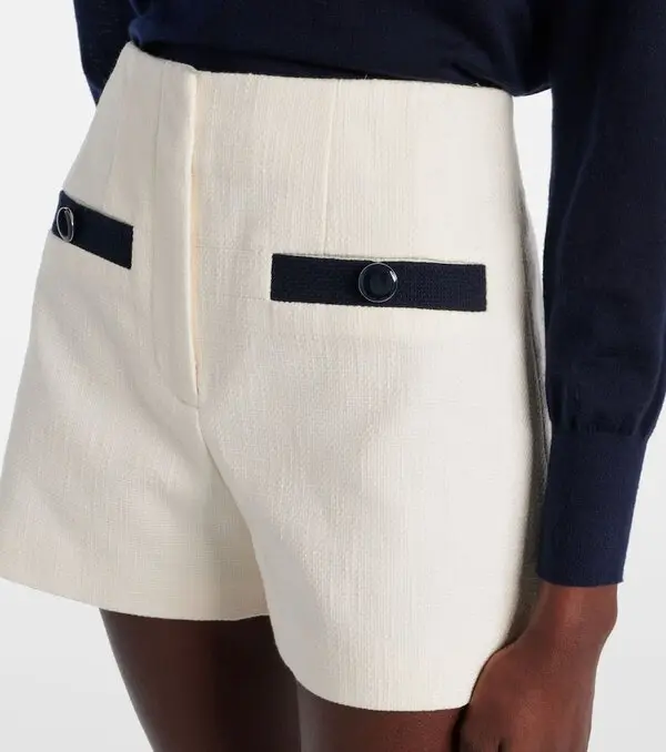 Veronica Beard Gershwin Cotton-blend Shorts