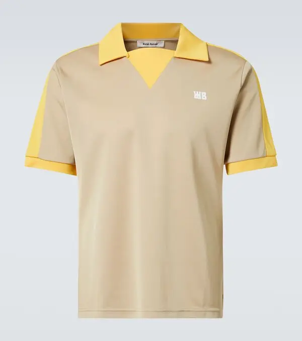WALES BONNER Logo Colorblocked Polo Shirt